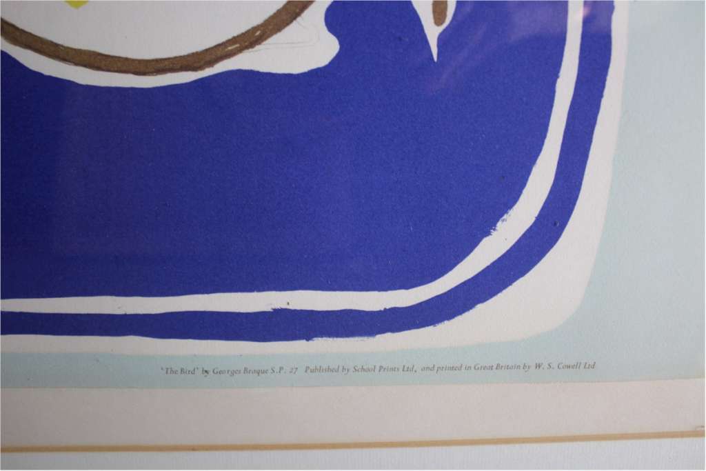 School Print The Bird by Georges Braque | SOLD | Art Furniture