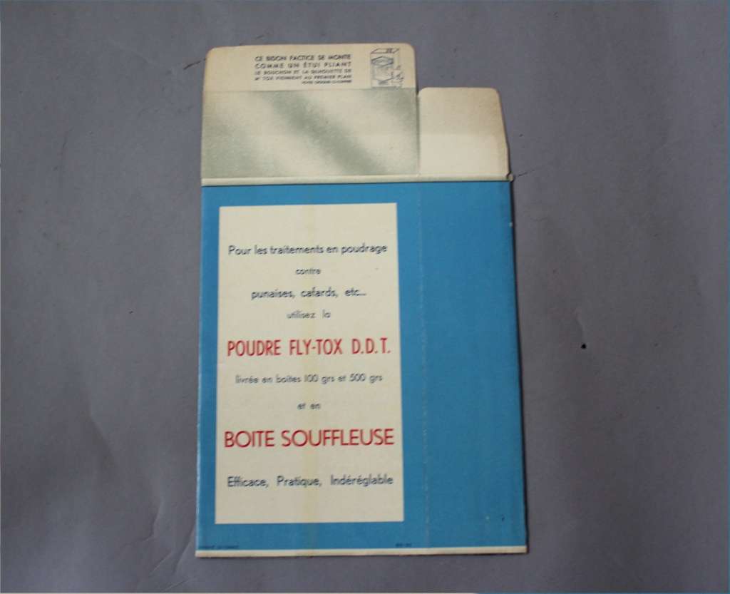 French folding advert for DDT fly killer | ADVERTISING | Art Furniture